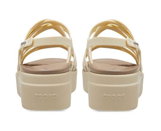 duże rozmiary sandały na platformie BROOKLYN STRAPPY LOW WEDGE | 206751 ...