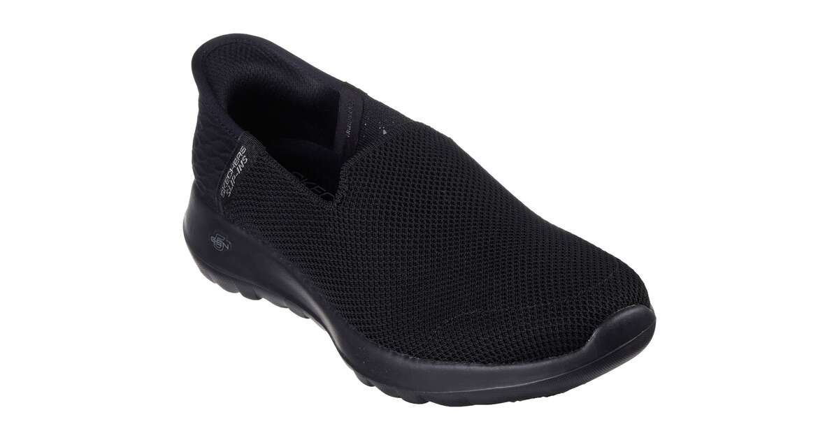duże rozmiary wsuwane sneakersy GO WALK JOY VELA SLIP-INS | 124641-BBK ...